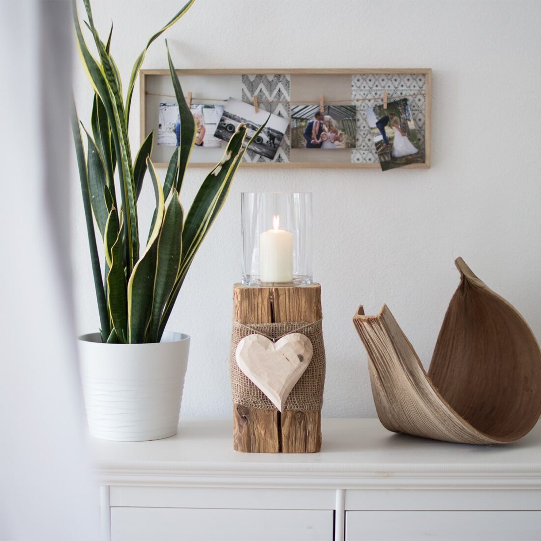 Holz Deko Saulen